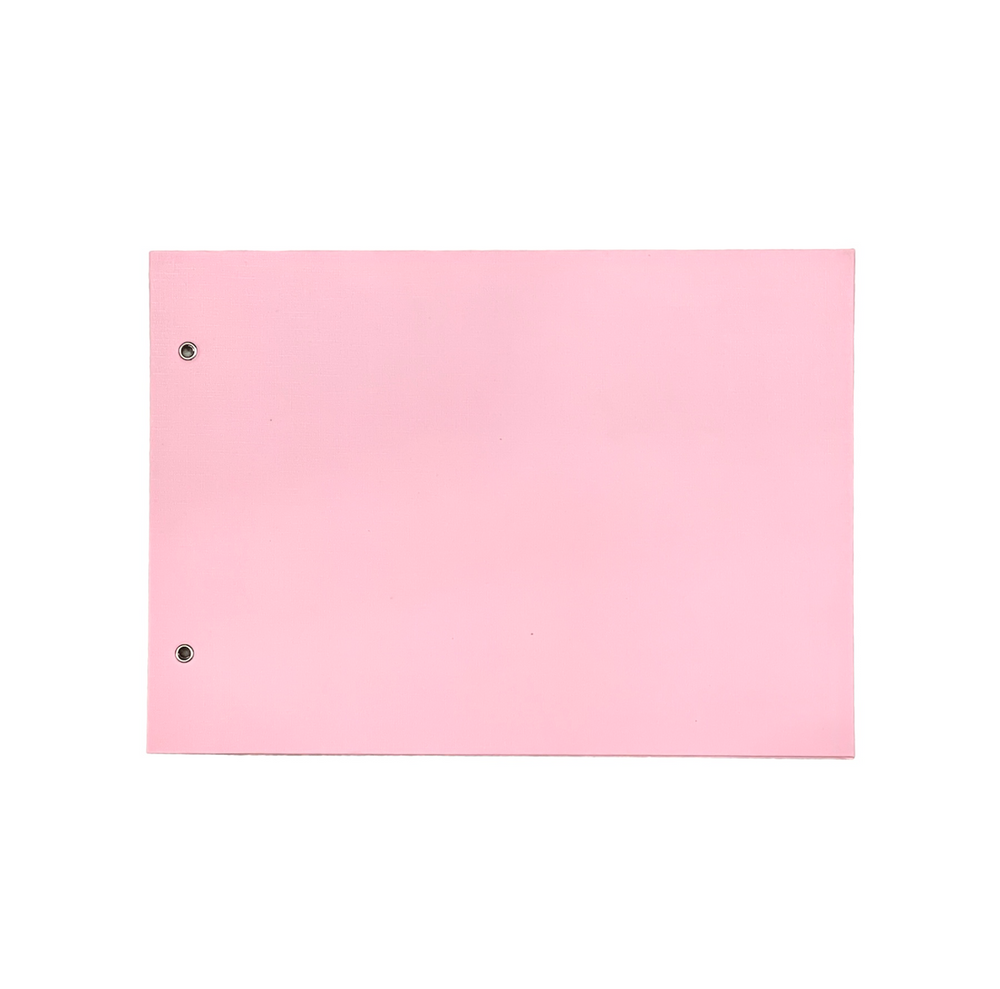 Carpeta Cartone 2 Tapas Rosa Pastel Lama - Distribuidora Por Mayor