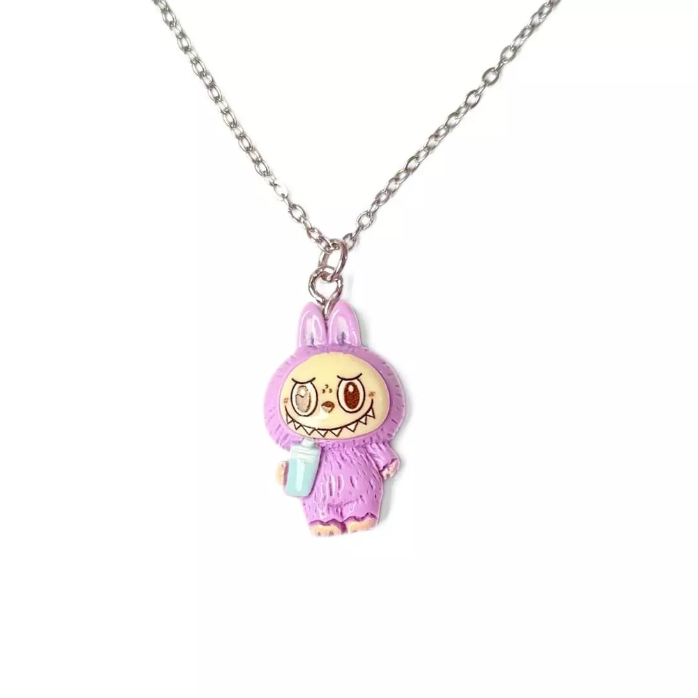 Collar Labubu Lila - DECOMODA MAYORISTA