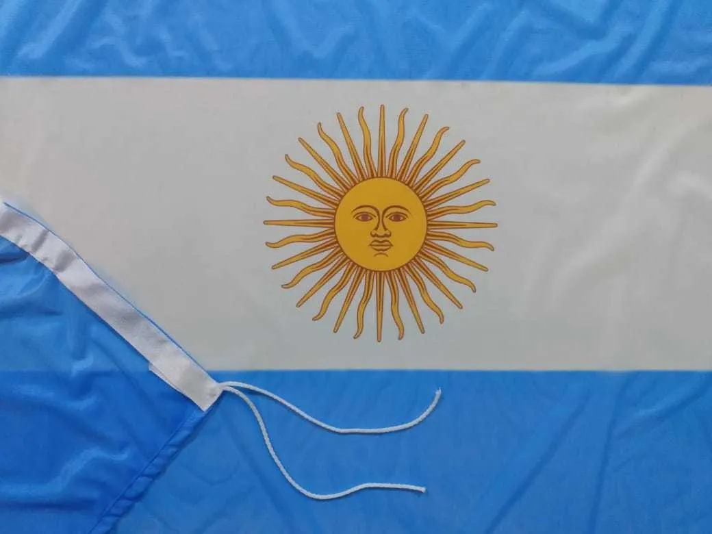 BANDERA ARG. EMBLEMAS 90X200 C/SOL -39- - LIBRERIA DE BOLSILLO