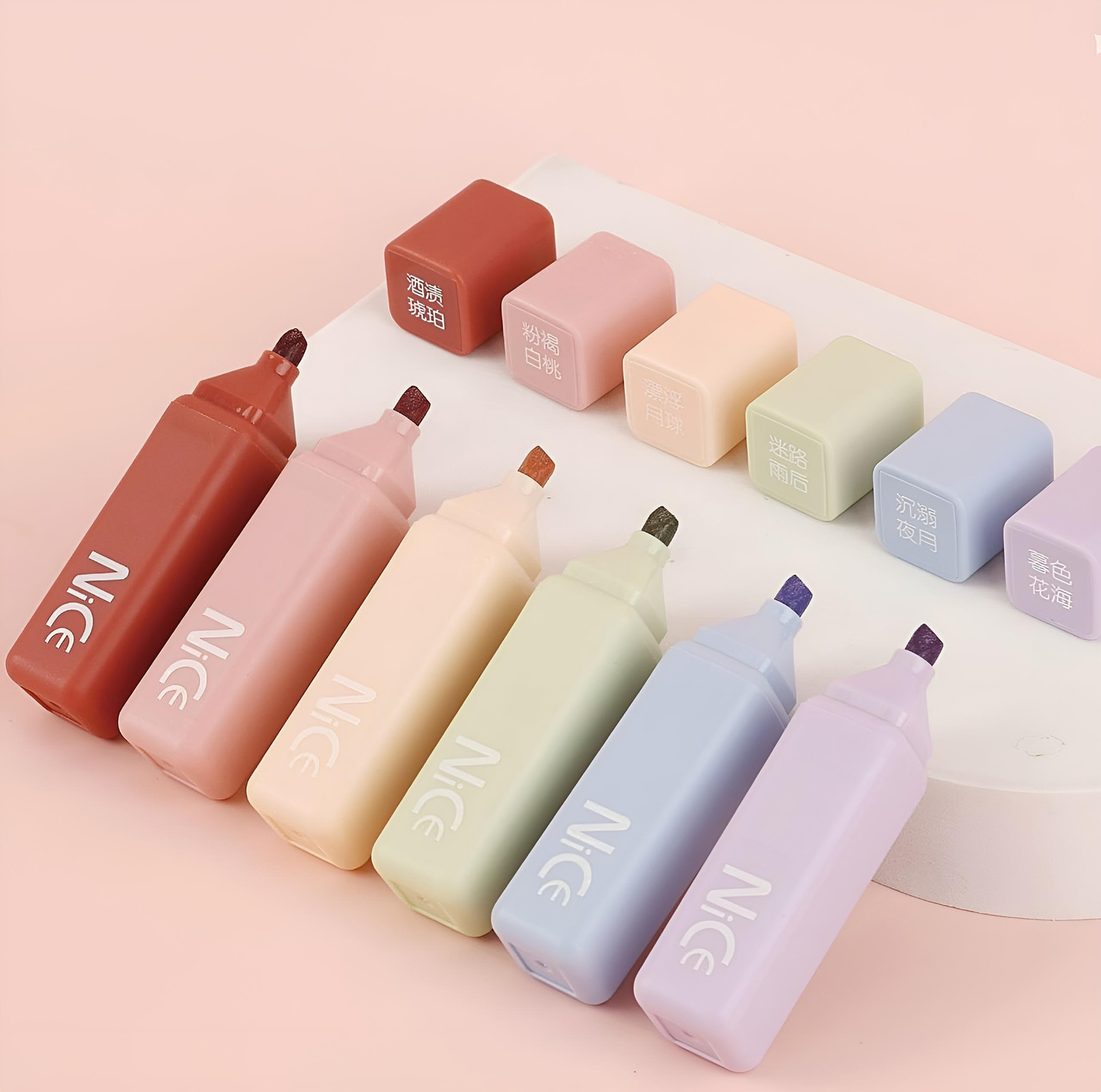 Set x 6U. Mini Resaltadores Nice "CHÓSCH" - UNTOP