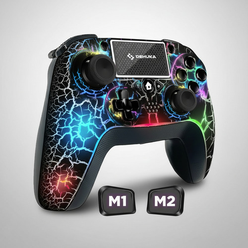 Joystick para Ps4 Color Negro + Control Mando Función Super Turbo + Pc ...