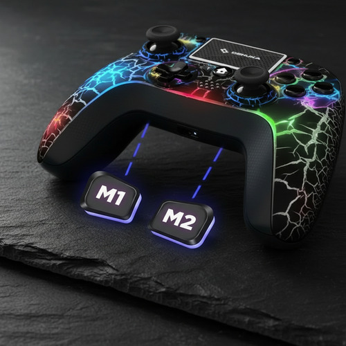 Joystick para Ps4 Color Negro + Control Mando Función Super Turbo + Pc ...