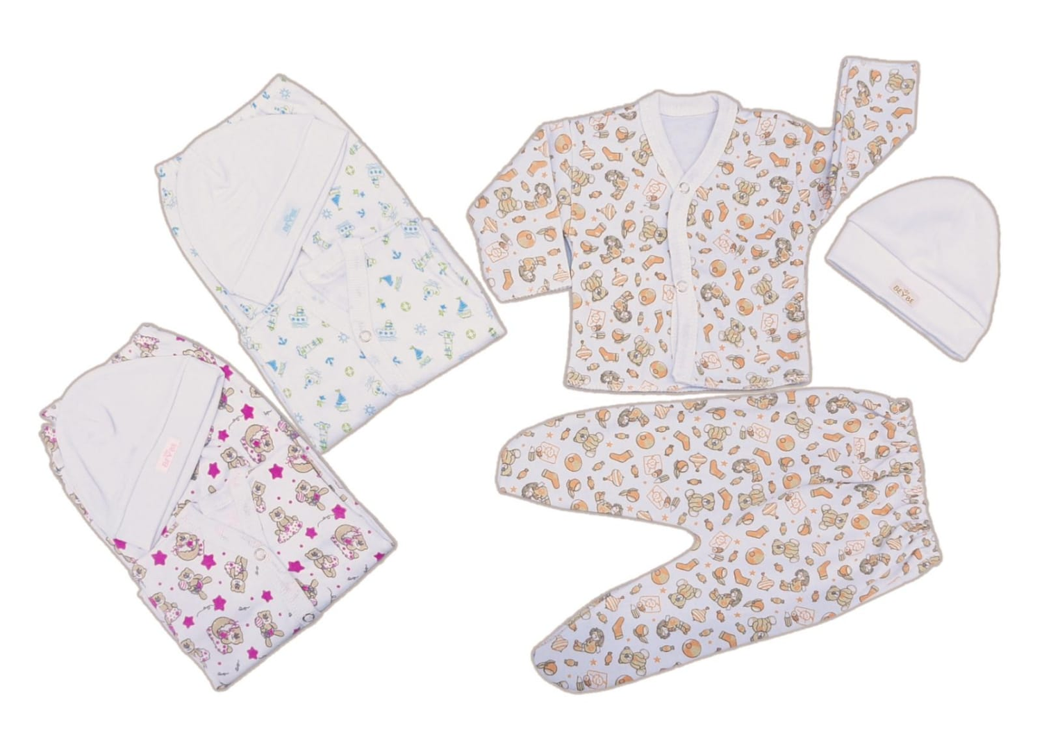 SET X 3 ESTAMPADO *BEYBE* - CARRUSEL MAYORISTA