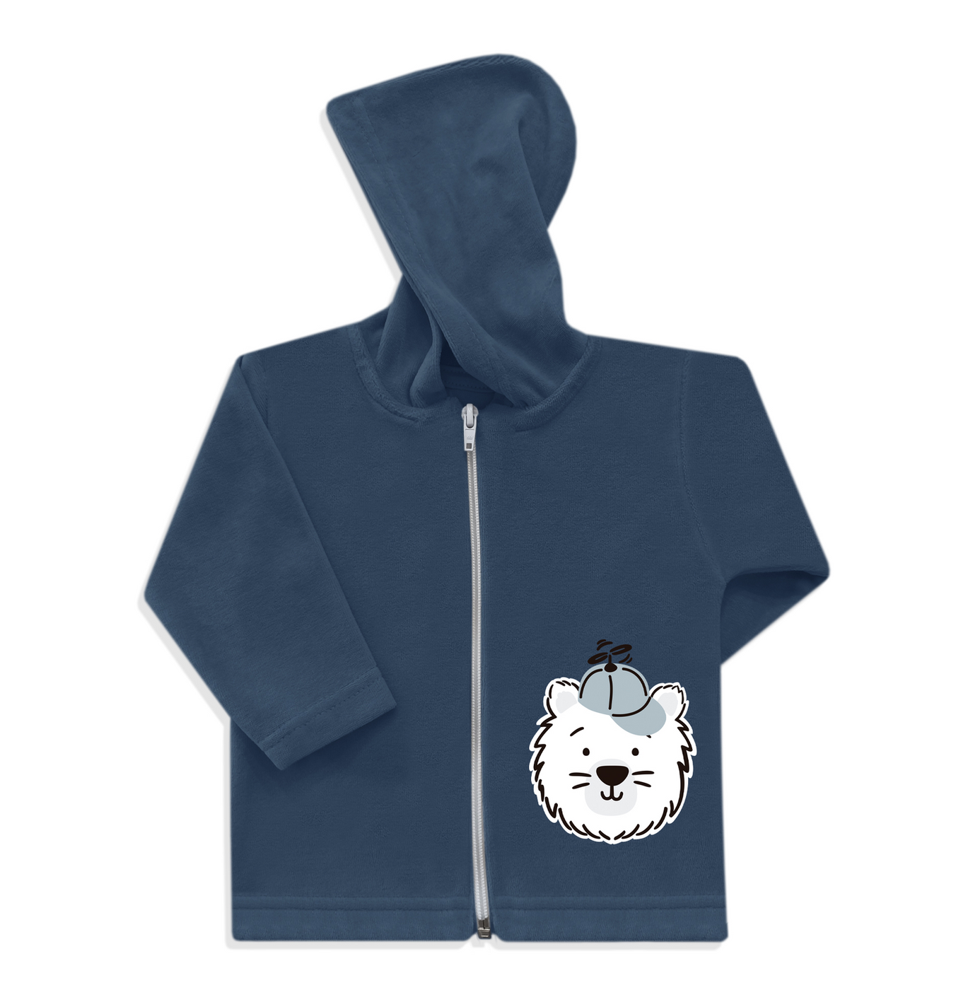 CAMPERA PLUSH CAPUCHA CON CIERRE *DREAMS* - CARRUSEL MAYORISTA