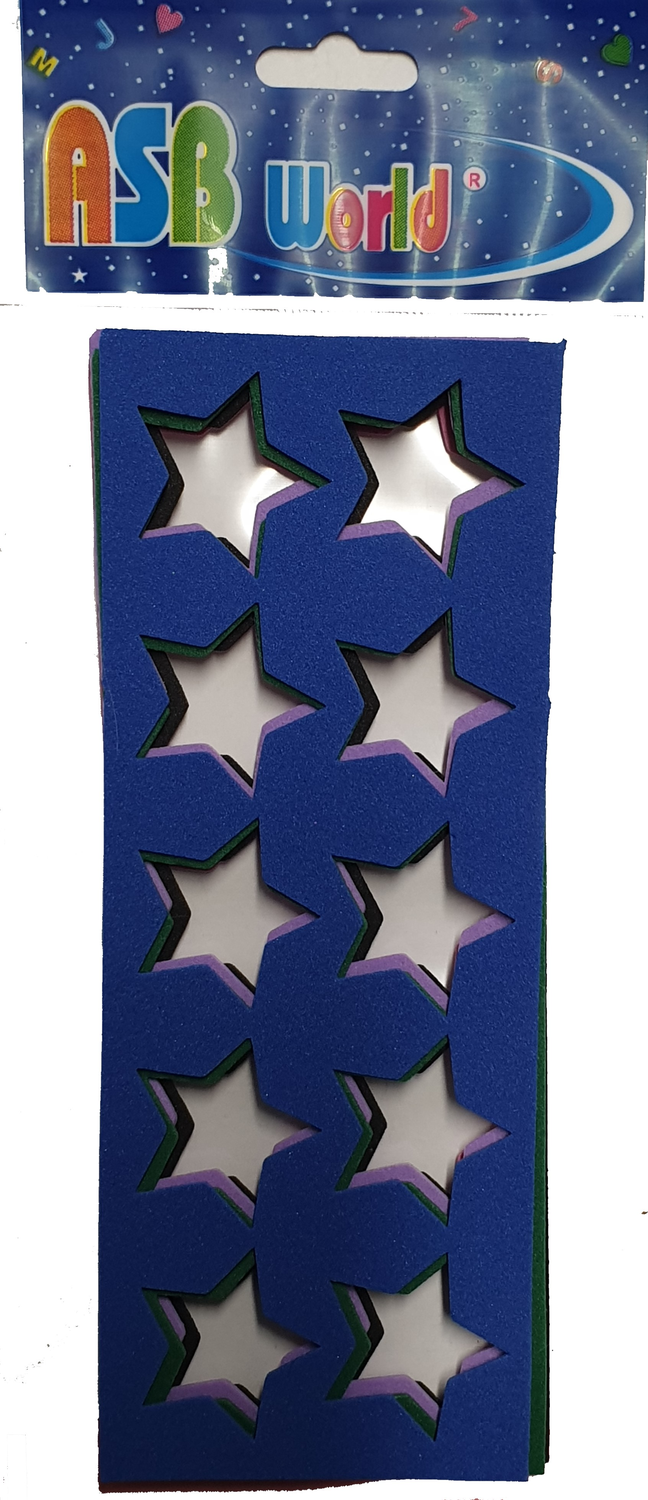 STENCIL DE GOMA EVA (PACK X5 PLANCHAS) - ASB PRODUCTOS