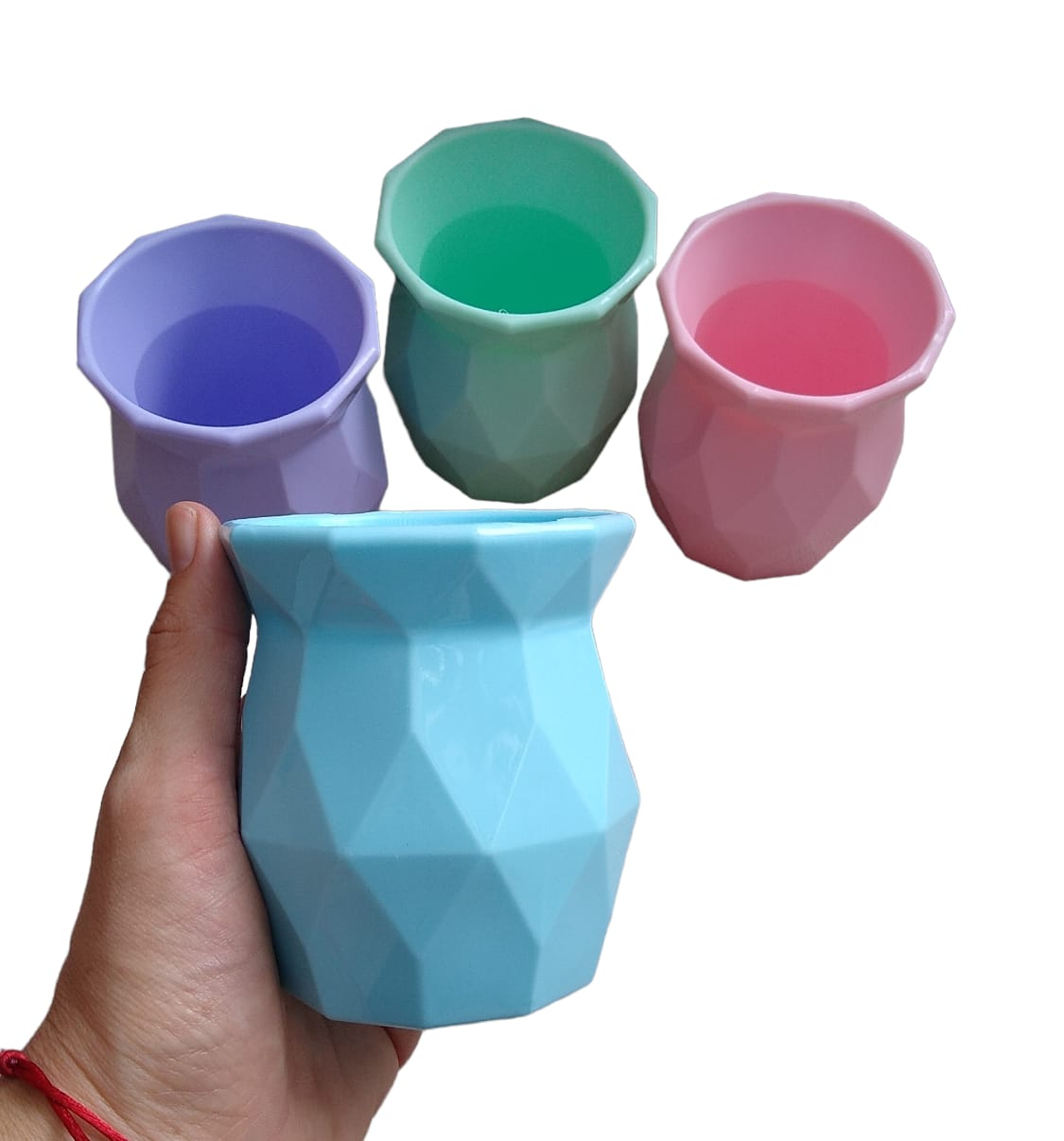 MATE ROMBO DIAMANTE COLORES PASTEL - SIPI SHOP MAYORISTA