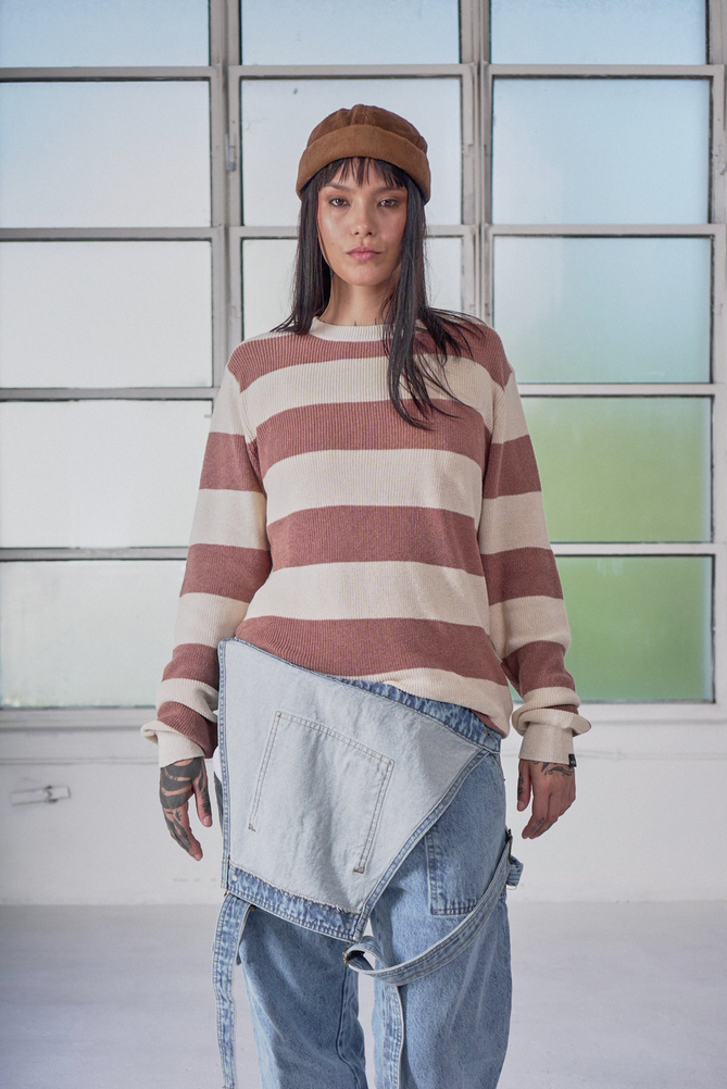 Sweater Reg. Línea Marrón - VITA MAYORISTAS