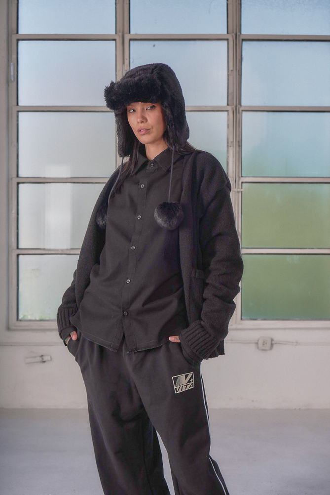 Pantalón Football Negro - VITA MAYORISTAS