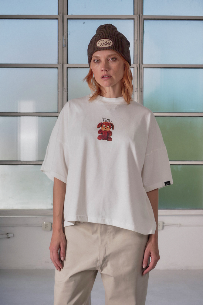 Remera Boxy Osito - VITA MAYORISTAS