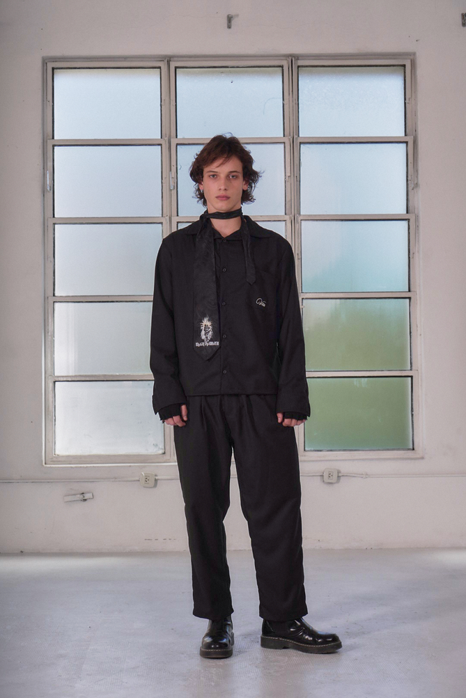 Pantalón Sastrero Pinzas Negro - VITA MAYORISTAS