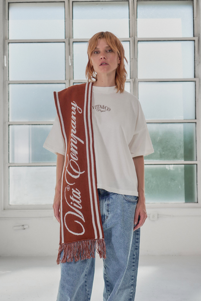 Bufanda Football Chocolate - VITA MAYORISTAS