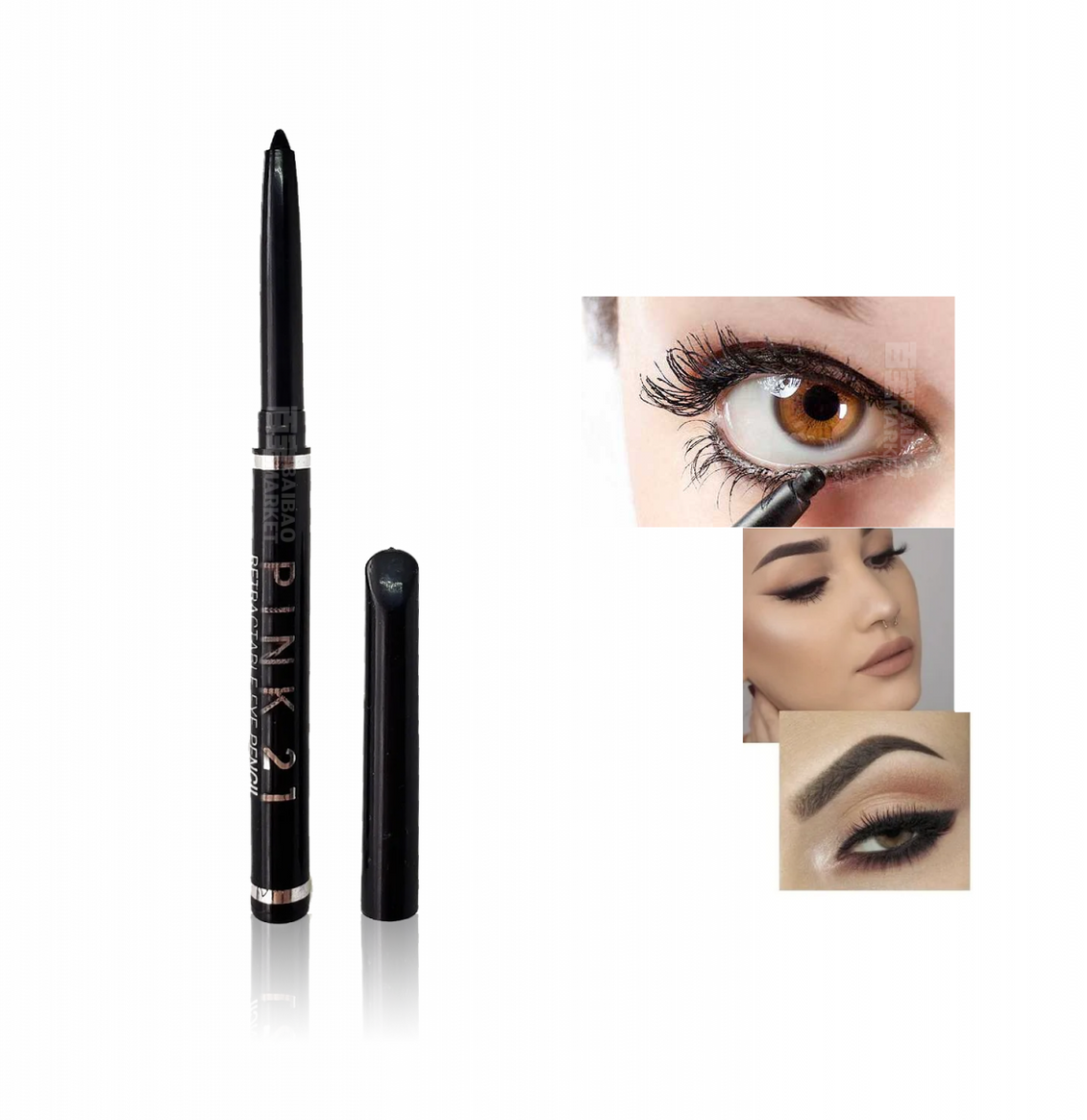 Delineador Retráctil "Pink 21" - PLUS MAYORISTA