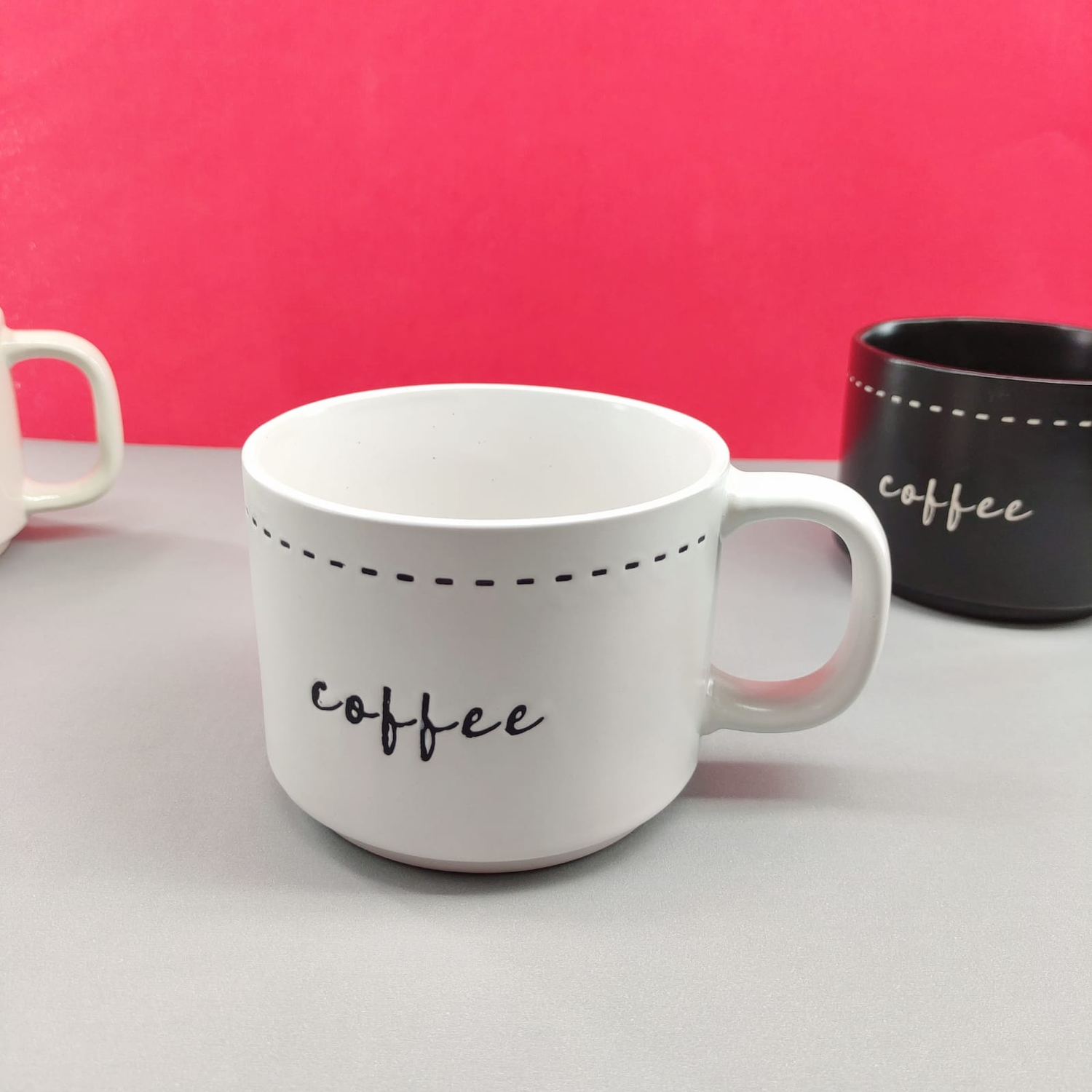 Tazón Coffe Blanco - PLUS MAYORISTA