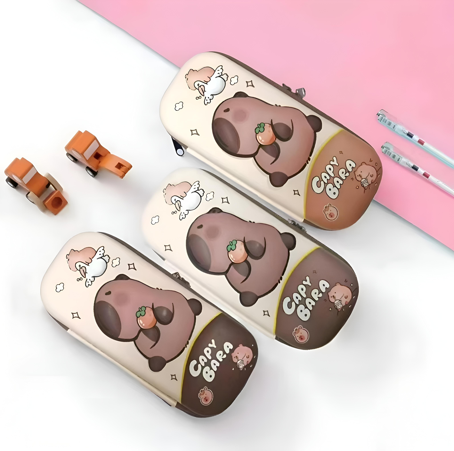 Cartuchera 3D "Capybara" - PLUS MAYORISTA