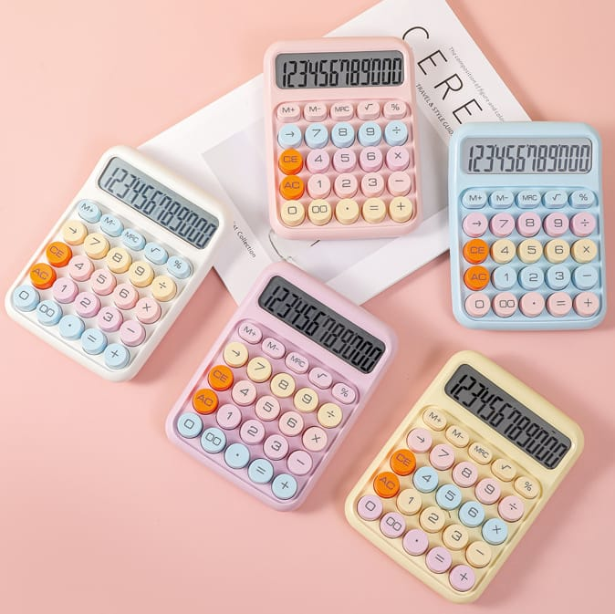 Calculadoras Color Pastel - PLUS MAYORISTA