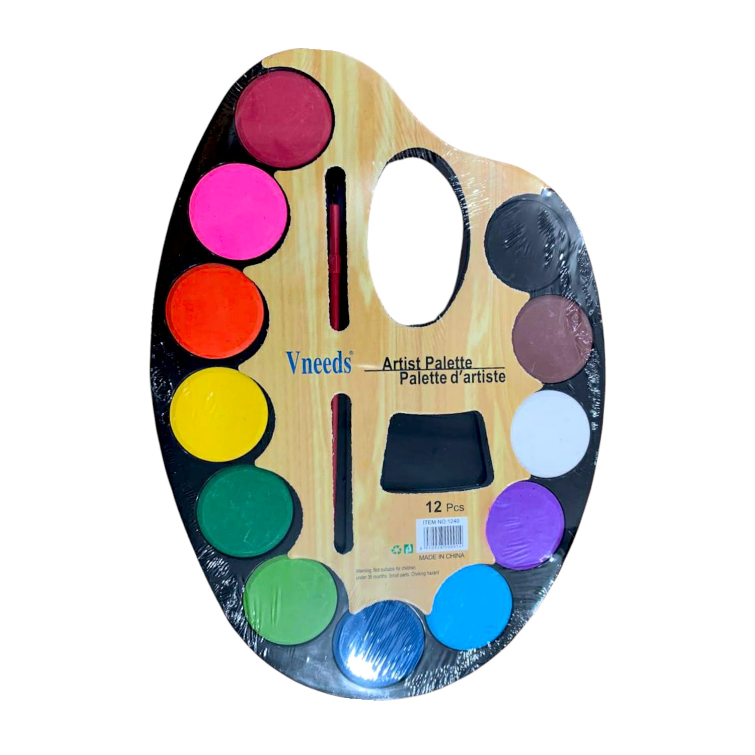 Paleta Artistica x12 colores - Distribuidora Por Mayor