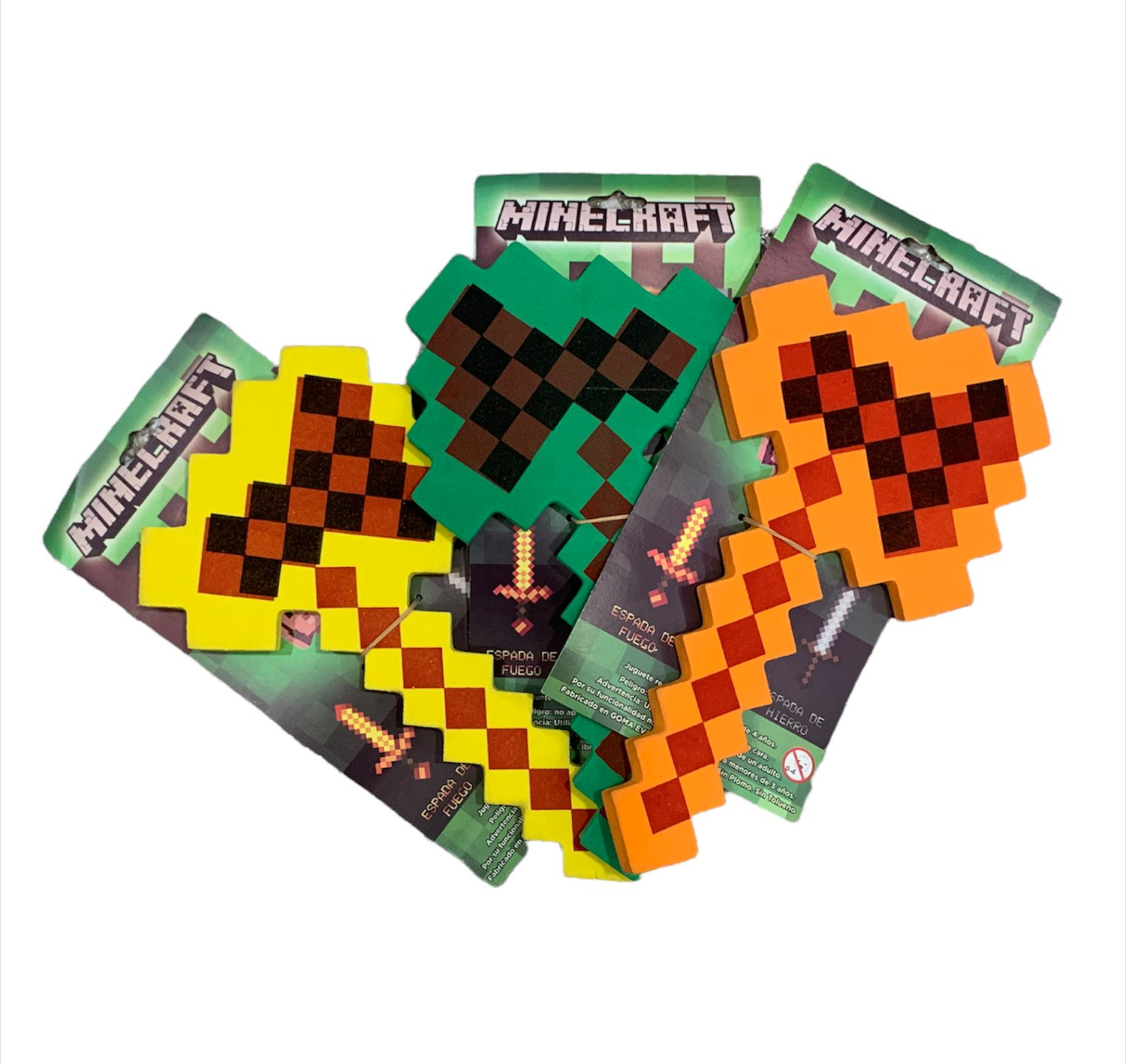 Hacha MineCraft Goma - Distribuidora Por Mayor