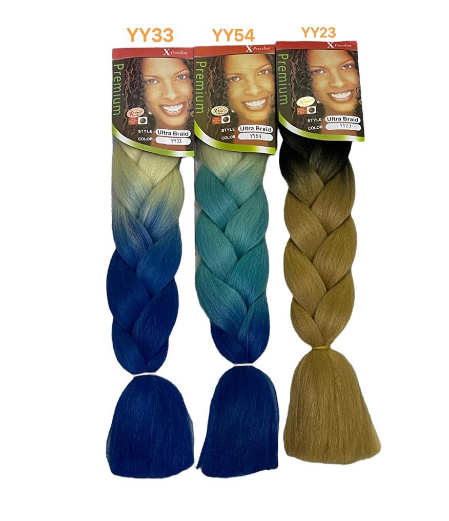 Extensión Premium Trenza Africana Kanekalon 3 Colores - Distribuidora ...