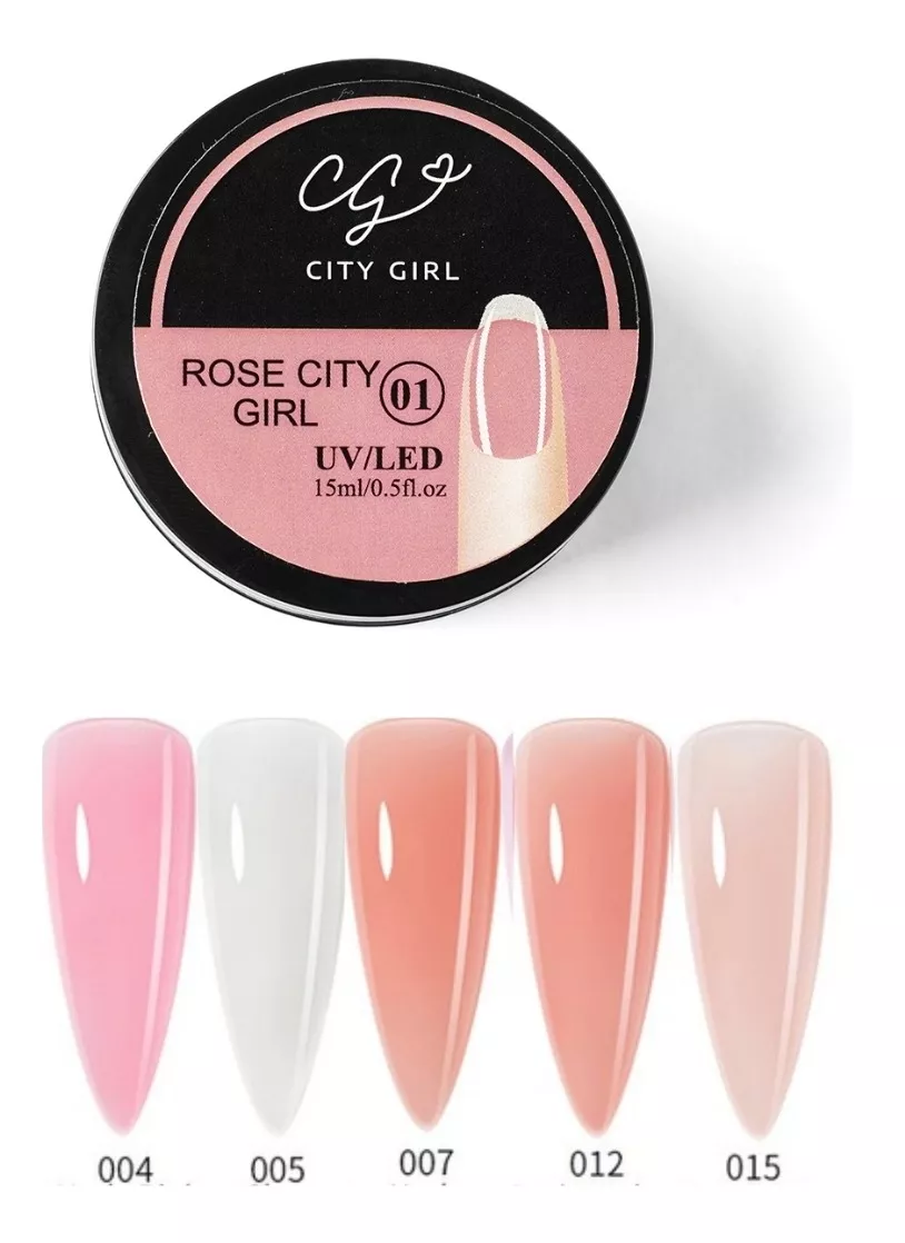 Gel De Construccion Uv/led 15ml City Girl - Distribuidora Por Mayor