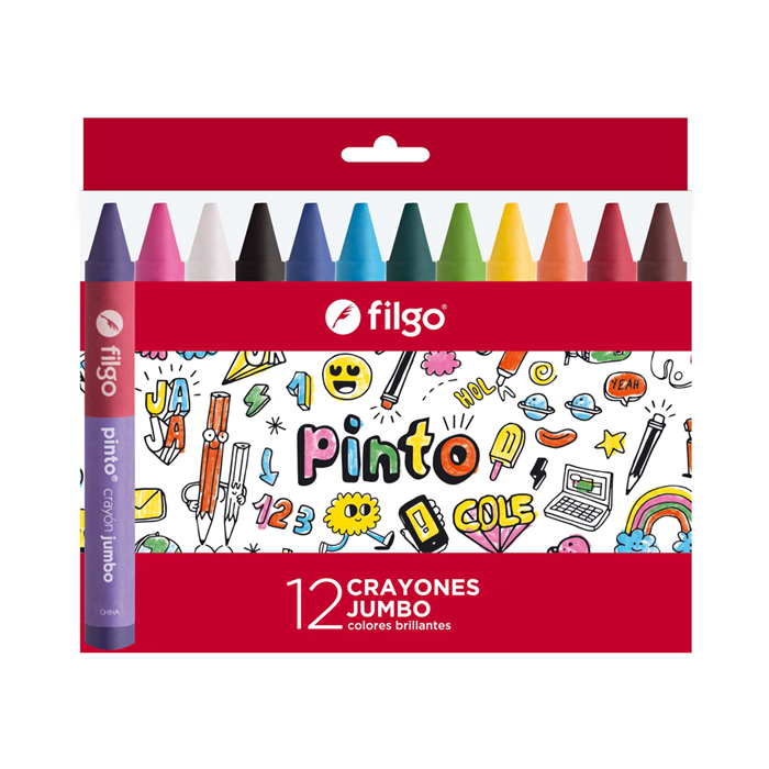 Crayón Para Pintar Filgo Pinto x12u - Distribuidora Por Mayor