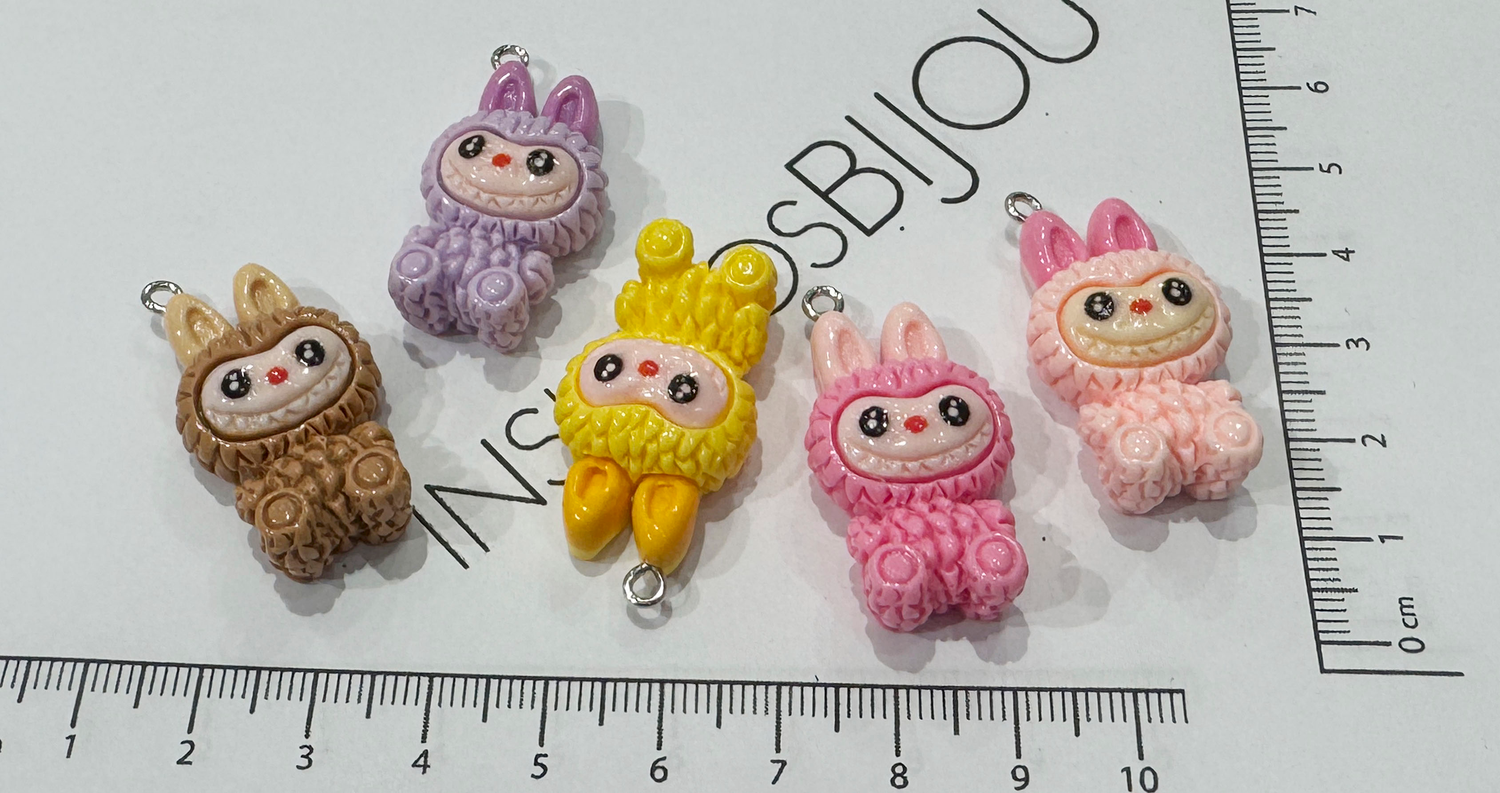 Dije Especial 368 - Personaje Labubu Surtido - 1u - Insumos Bijou