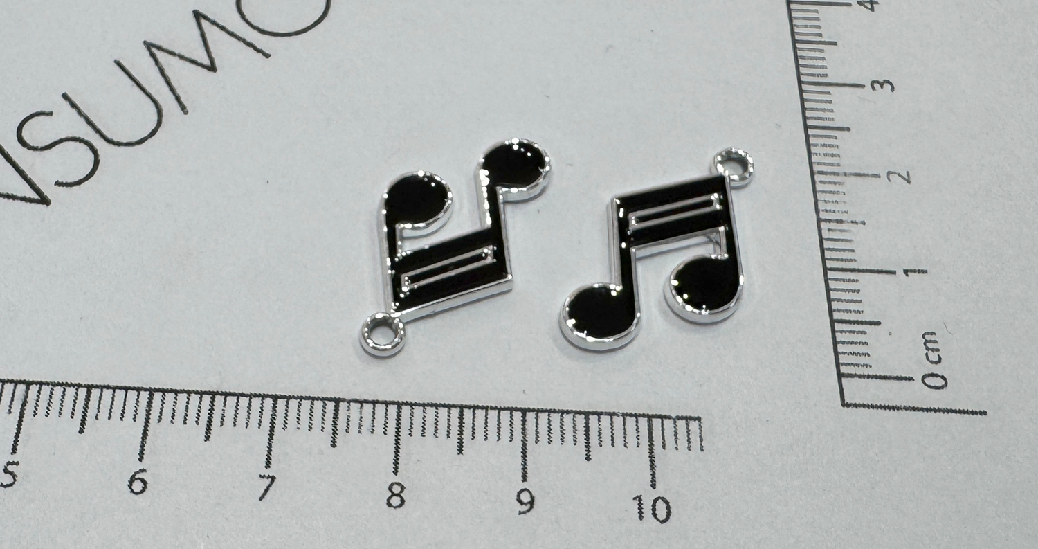 Dije Esmaltado 467 Nota Musical - 4u - Insumos Bijou