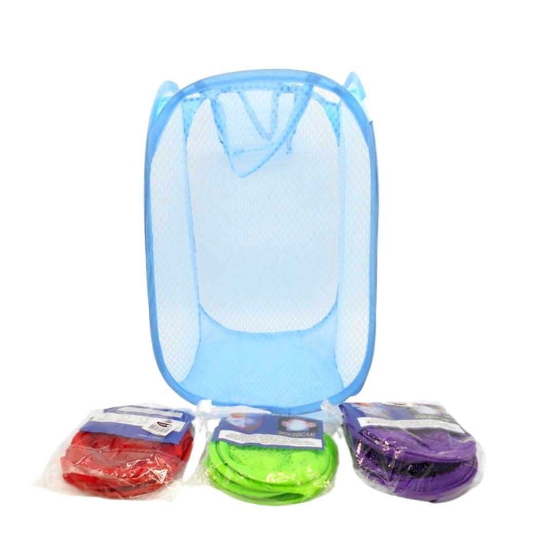 CANASTO DE ROPA PLEGABLE GRANDE - UNICA MAYORISTA