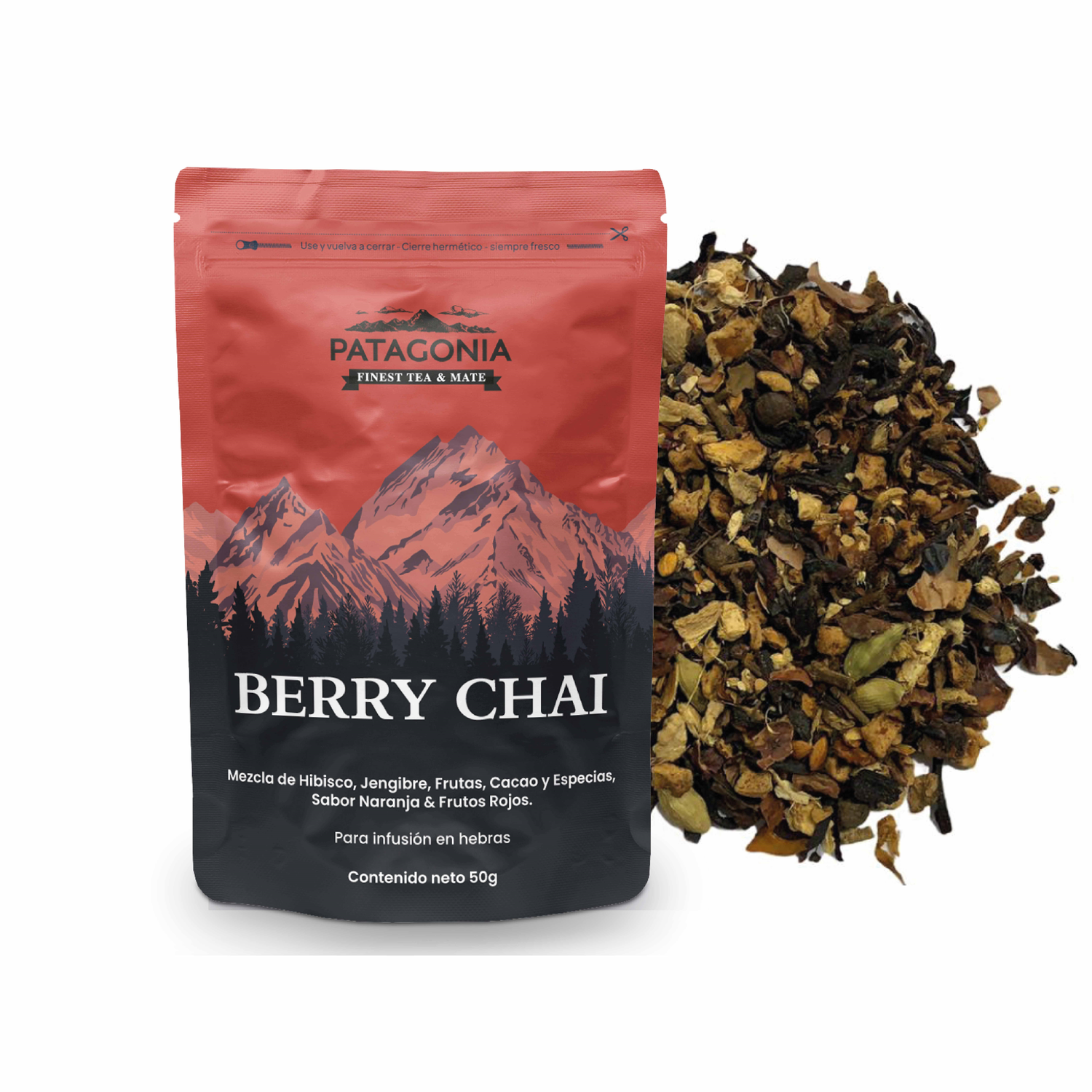 BERRY CHAI DOYPACK X 50 G PATAGONIA - TIENDA VIDA + | Portal mayorista ...