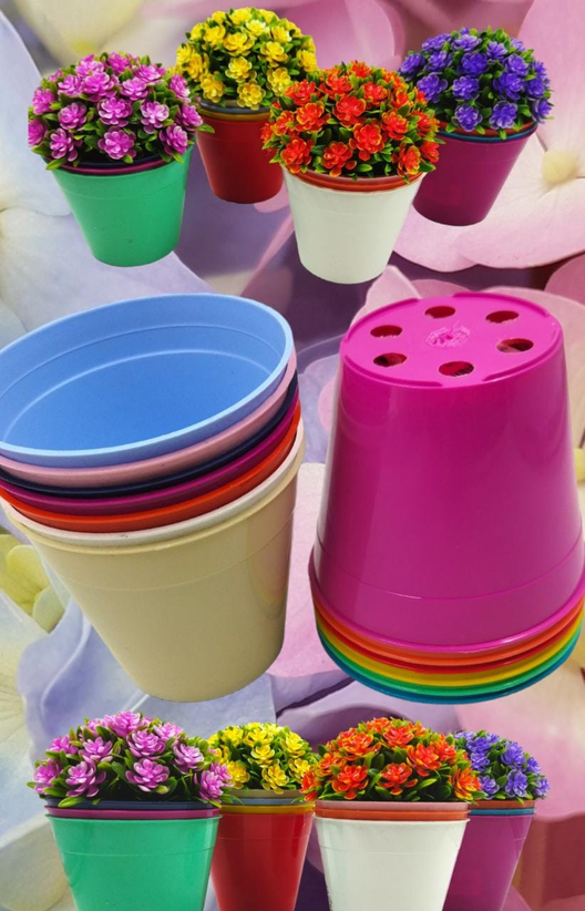 MACETA PLÁSTICA COLOR "BERUPLAST" - FUNNY MAS