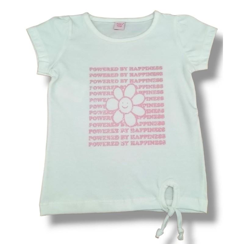 REMERA BEBA CON NUDO BRILLOS*TOPY TOP* - CARRUSEL MAYORISTA