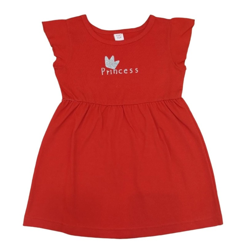 VESTIDO BEBA CON VOLADOS BRILLOS*TOPY TOP* - CARRUSEL MAYORISTA