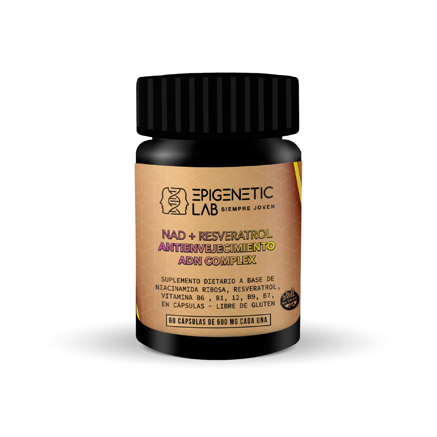 NAD + RESVERATROL ADN COMPLEX x 60 caps - EPIGENETIC LAB MAYORISTAS