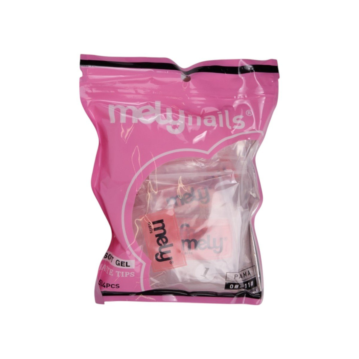 TIPS SOFT GEL UÑAS FORMA STILETTO ENUMERADAS DEL 1#-11# LARGAS X504 PCS ...