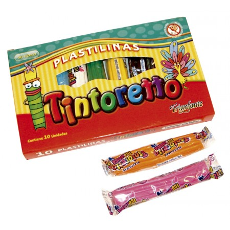 PLASTILINA TINTORETTO X 10UN.-500046- - COMERCIAL SUMA