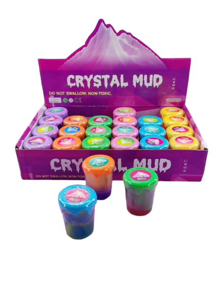 Slime Crystal Mud En Pote - Distribuidora Por Mayor