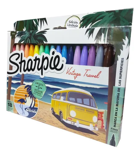 Marcadores Sharpie Vintage Caja x18 und - ESTELA MONTENEGRO LIBRERÍAS ...